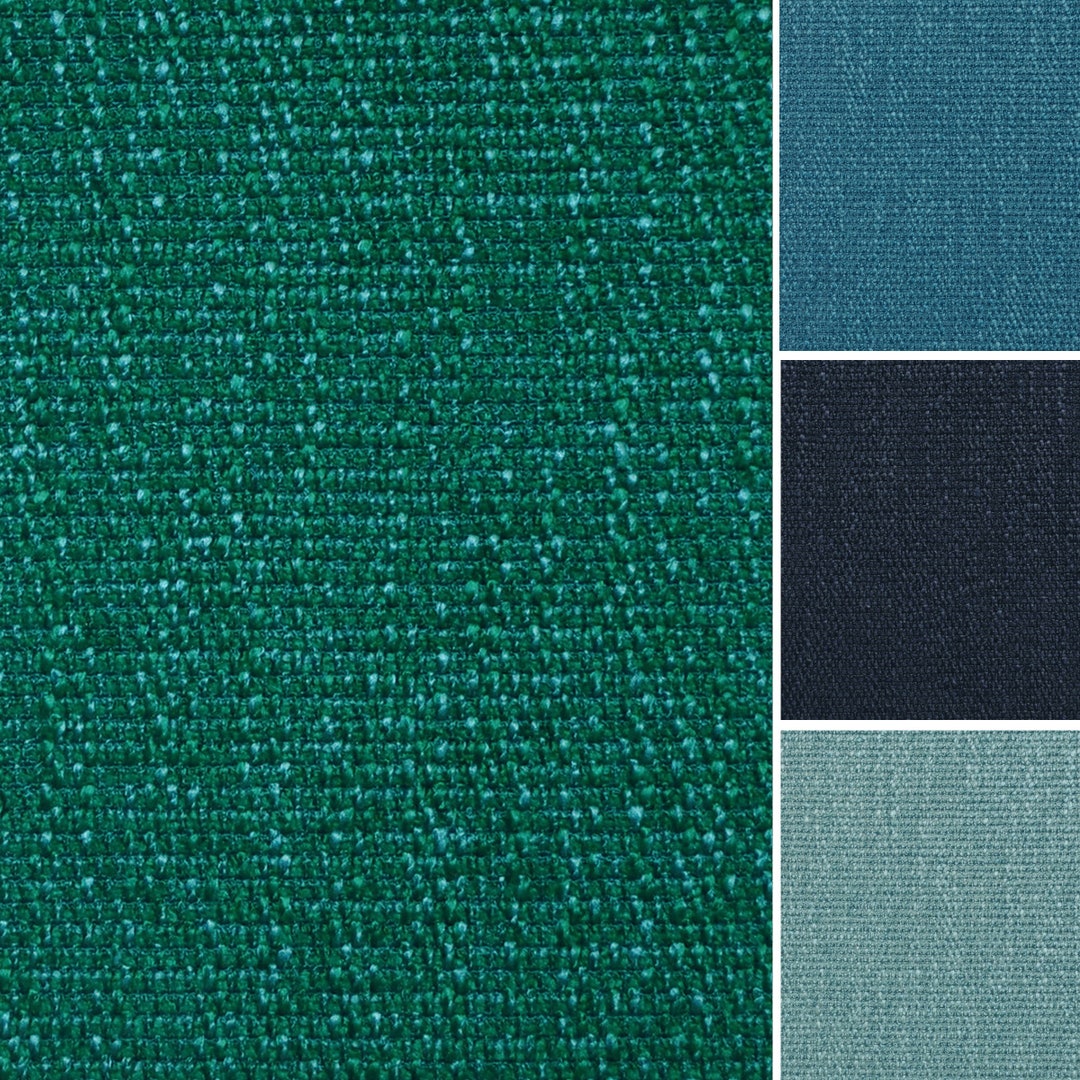 Turquoise Upholstery Fabric for Furniture Navy Blue Fabric for Sofas ...