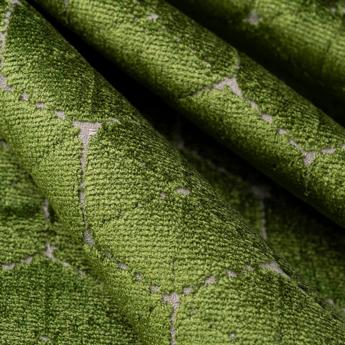 Forest Green Velvet Upholstery Fabric by the Yard - Etsy
