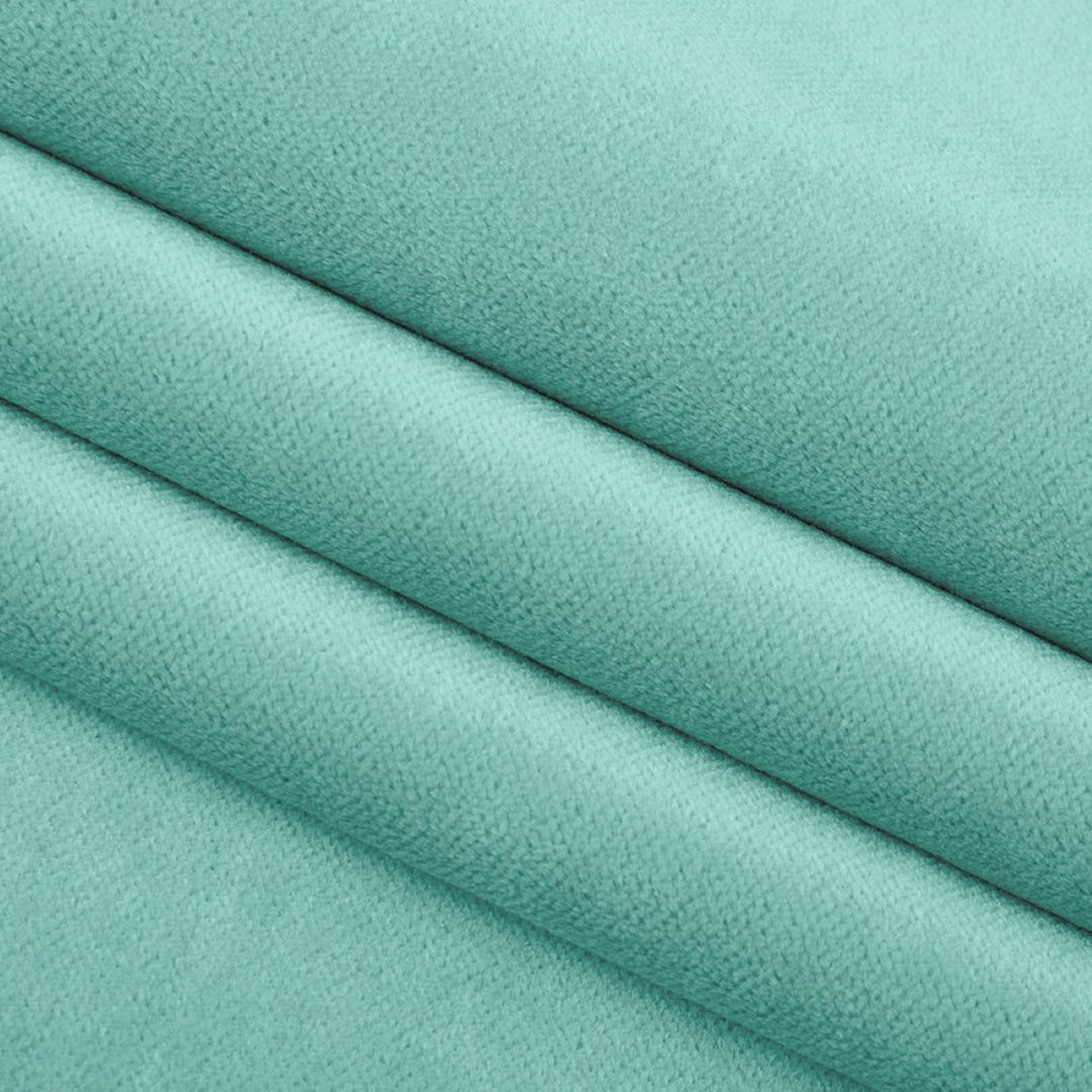 Robins Egg Blue Velvet Upholstery Fabric - Robins Egg Blue Velvet ...