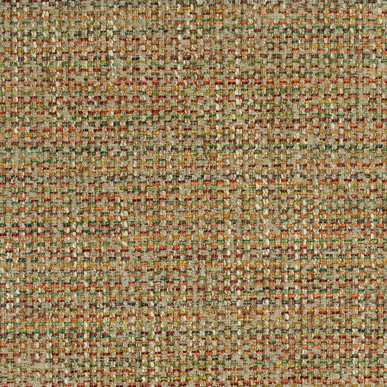 Orange Tweed Upholstery Fabric Green Tweed Fabric for - Etsy