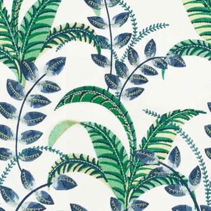 Navy Blue Embroidered Fabric - Emerald Green Embroidered Fabric for ...