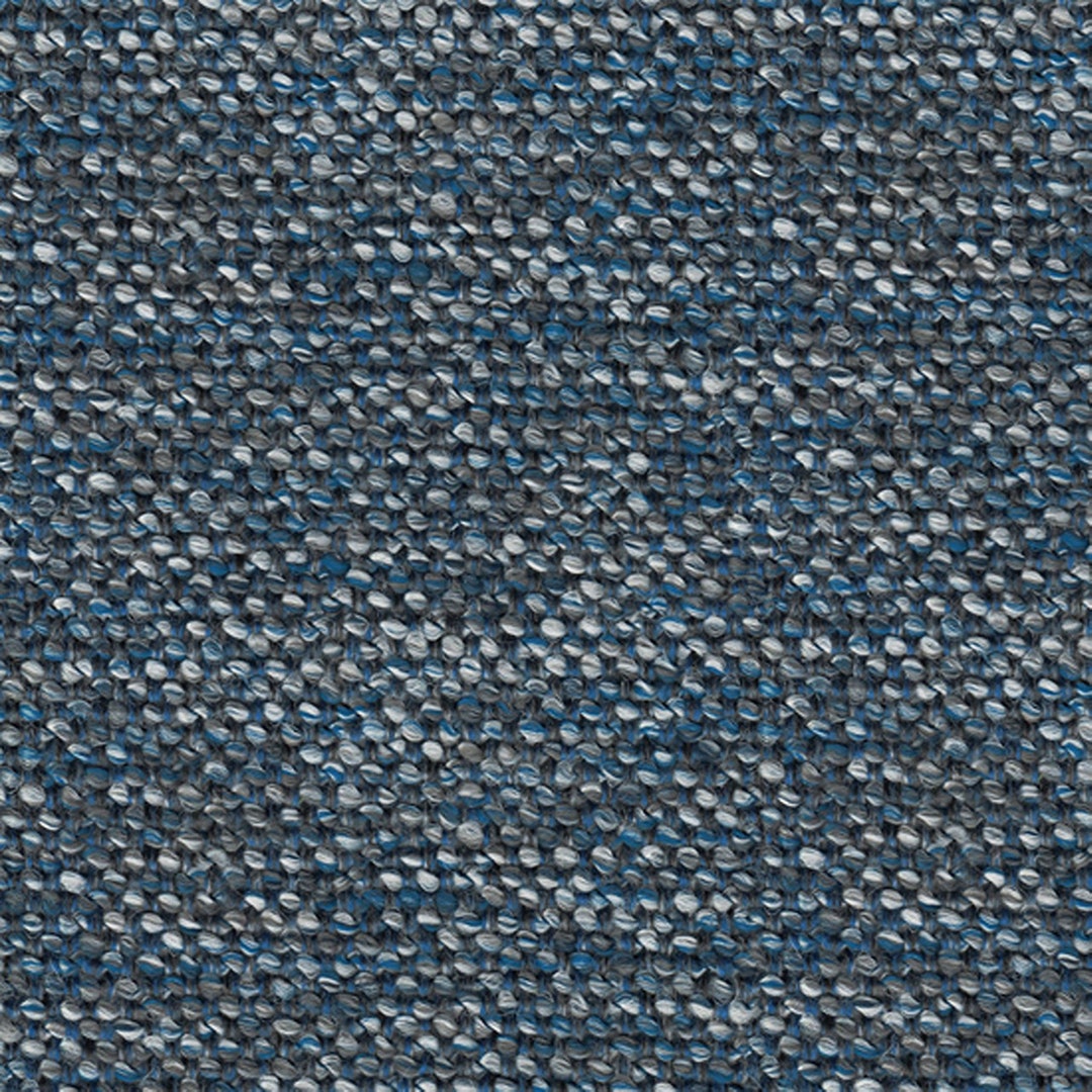 Blue Grey Tweed Upholstery Fabric Stain Resistant Sapphire Blue Crypton ...