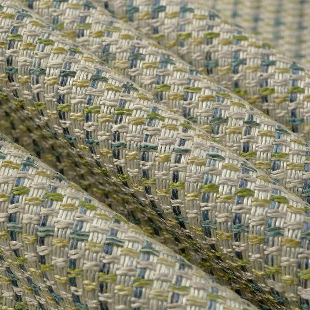 Blue Green Fabric - Multicolored Fabric for Light Furniture Upholstery ...