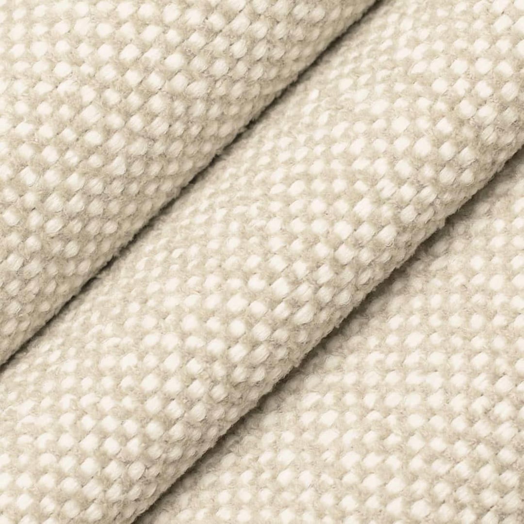 Ivory Tweed Upholstery Fabric - Ivory Stain Resistant Fabric for ...