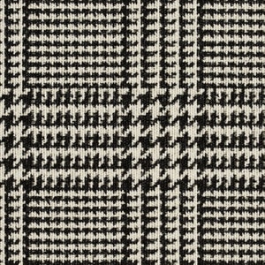 Black White Upholstery Fabric - Heavyweight Houndstooth Fabric for ...