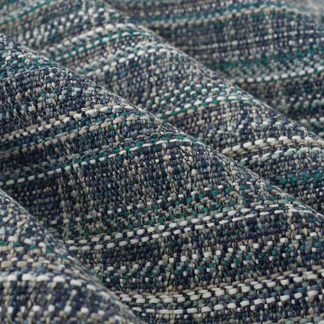Teal Grey Upholstery Fabric Stain Resistant Blue Grey Fabric - Etsy