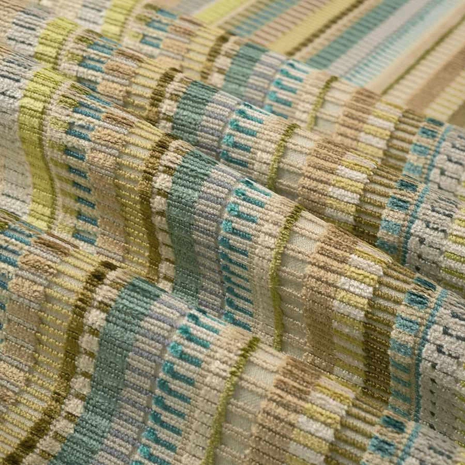 Chartreuse Velvet Upholstery Fabric - Multicolored Velvet Fabric for ...