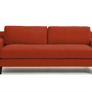 Orange Velvet Upholstery Fabric Solid Orange Velvet for Sofas and ...