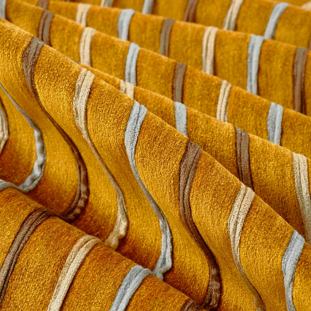 Gold Velvet Upholstery Fabric – Silver Gold Velvet Fabric – Gold ...