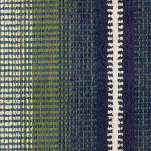 Green Crypton Upholstery Fabric - Navy Blue Olive Green Stripe Fabric ...