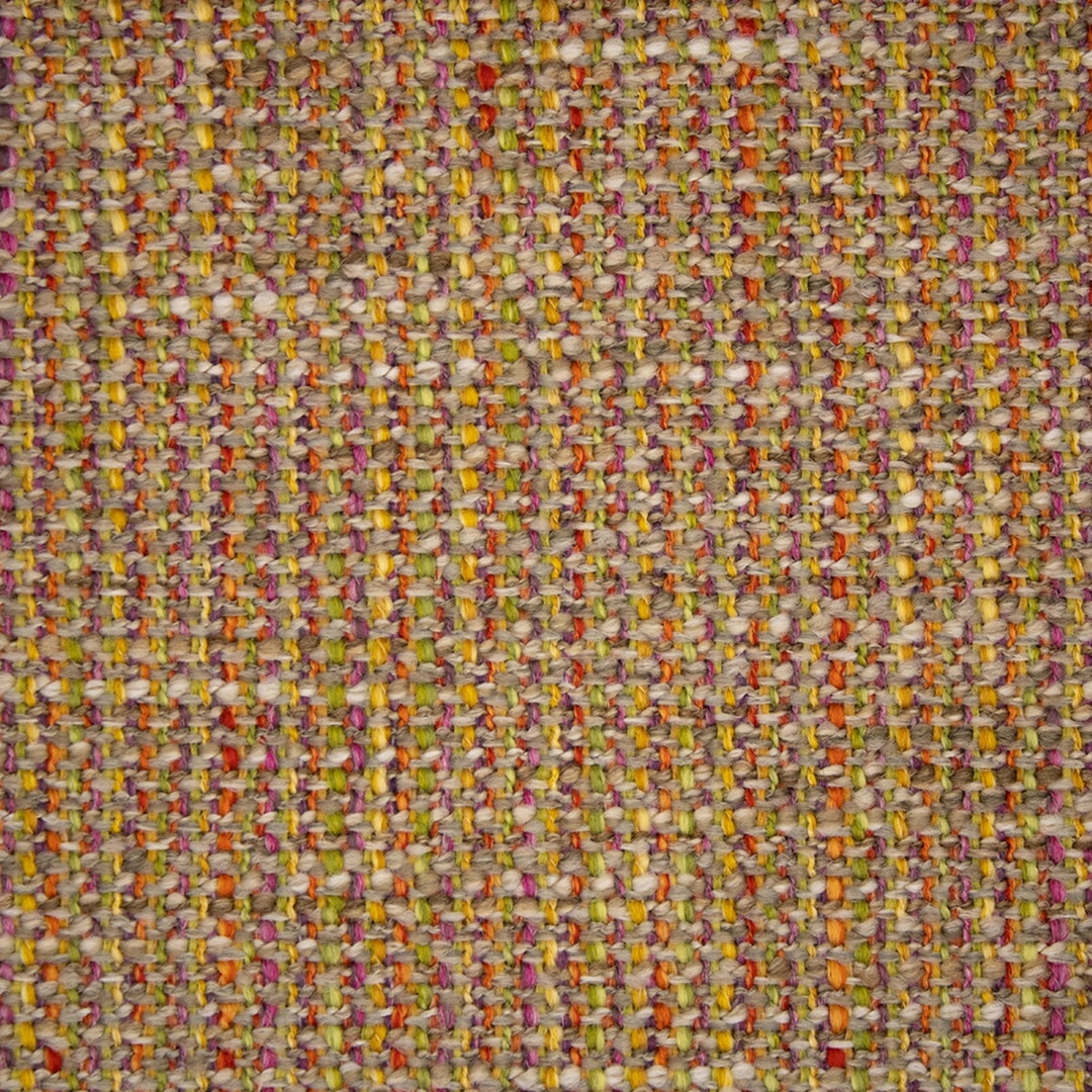 Multicolored Tweed Upholstery Fabric Orange Tweed Fabric for - Etsy
