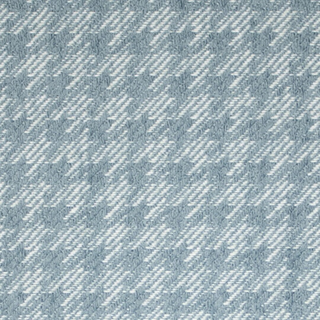 Light Blue Houndstooth Upholstery Fabric - Blue Houndstooth Fabric for ...