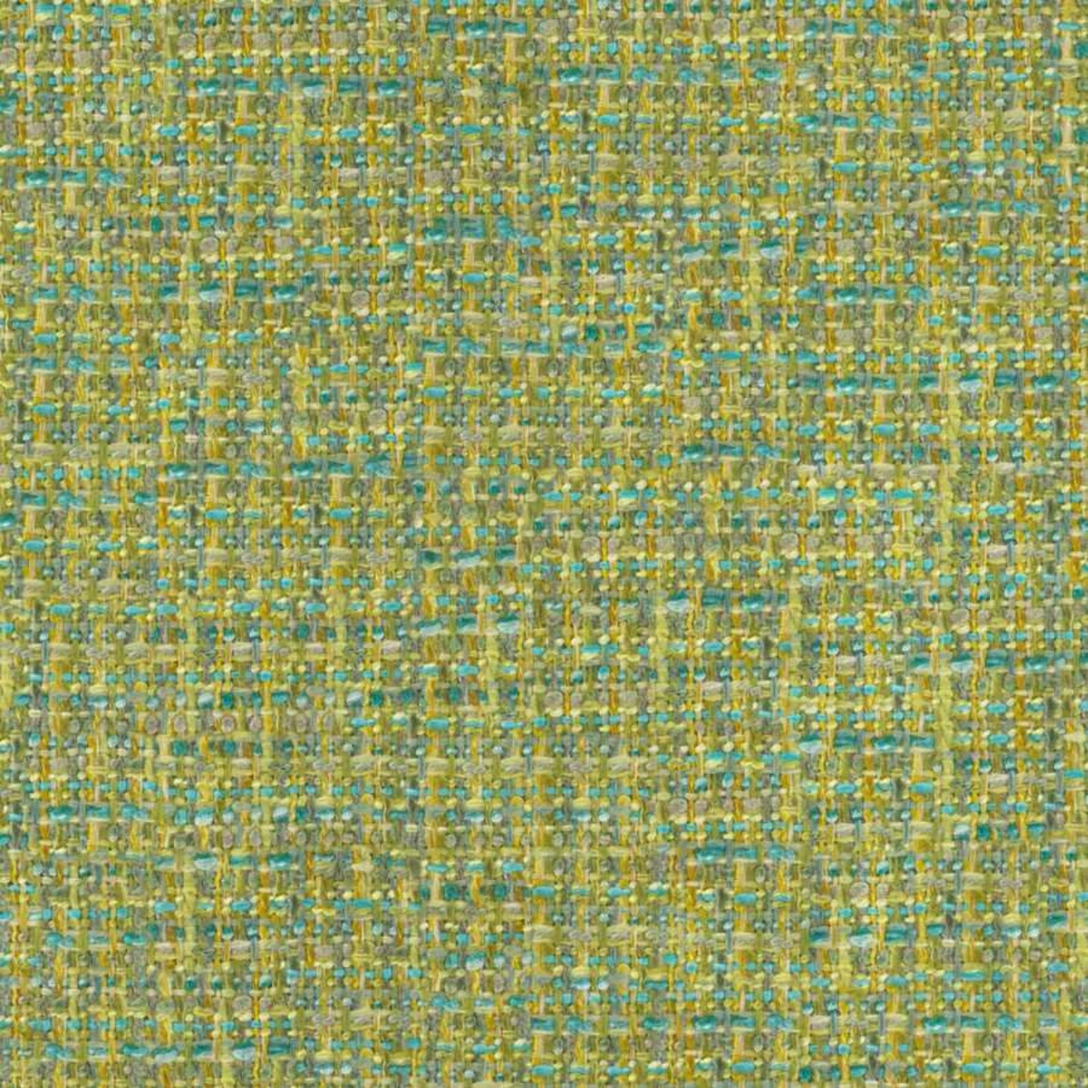 Chartreuse Upholstery Fabric Turquoise Chartreuse Tweed | Etsy