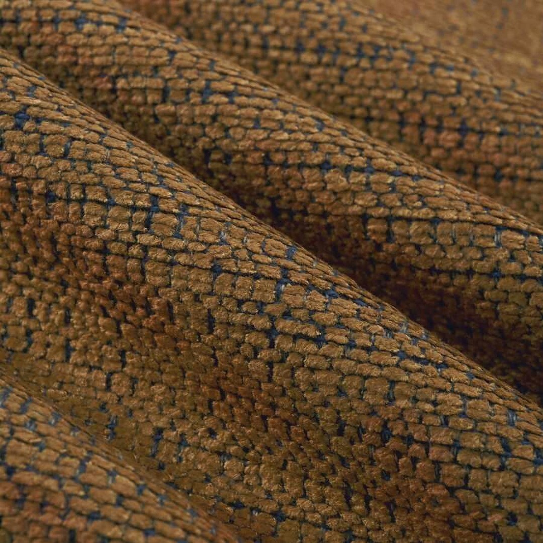 Caramel Brown Upholstery Fabric Blue Brown Fabric for Sofas and Chairs ...