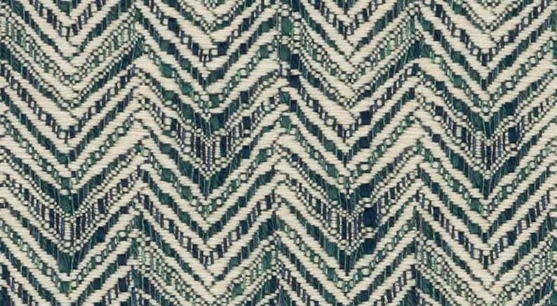 Blue Green Upholstery Fabric - Crypton Herringbone Upholstery Fabric ...