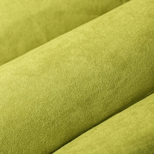 Chartreuse Velvet Upholstery Fabric Solid Yellow Green Velvet for ...