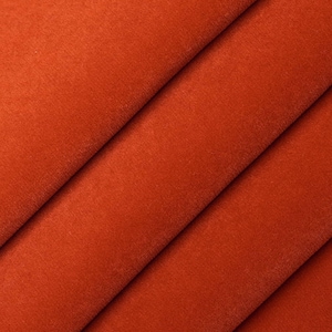 Orange Velvet Upholstery Fabric Solid Orange Velvet for Sofas and ...