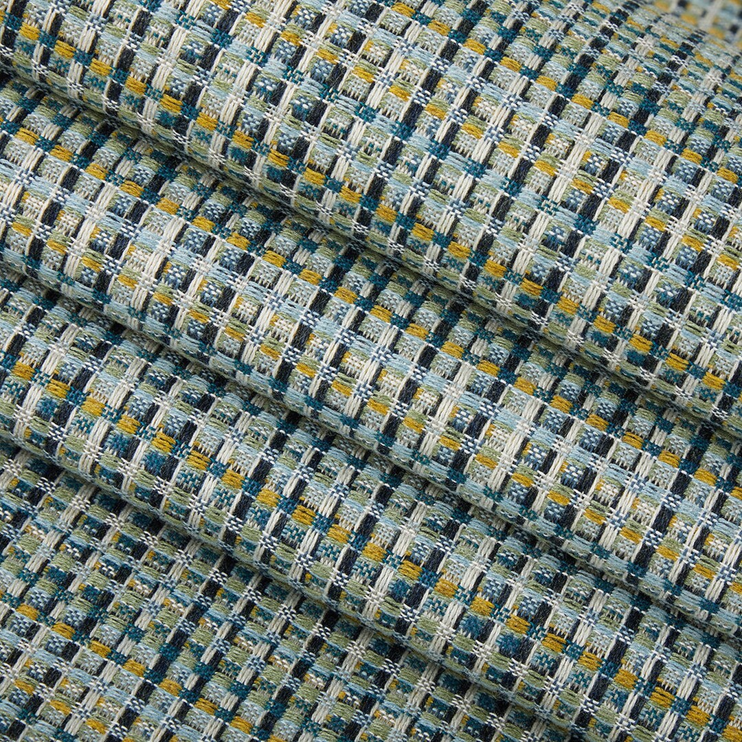 Light Blue Upholstery Fabric Multicolored Fabric for Furniture Stain ...