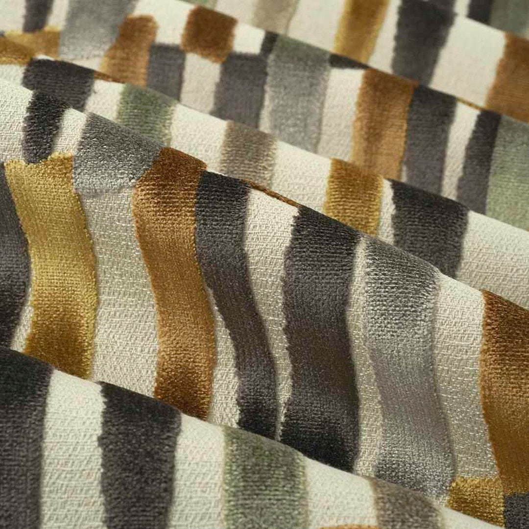 Copper Velvet Upholstery Fabric - Multicolored Velvet for Furniture ...