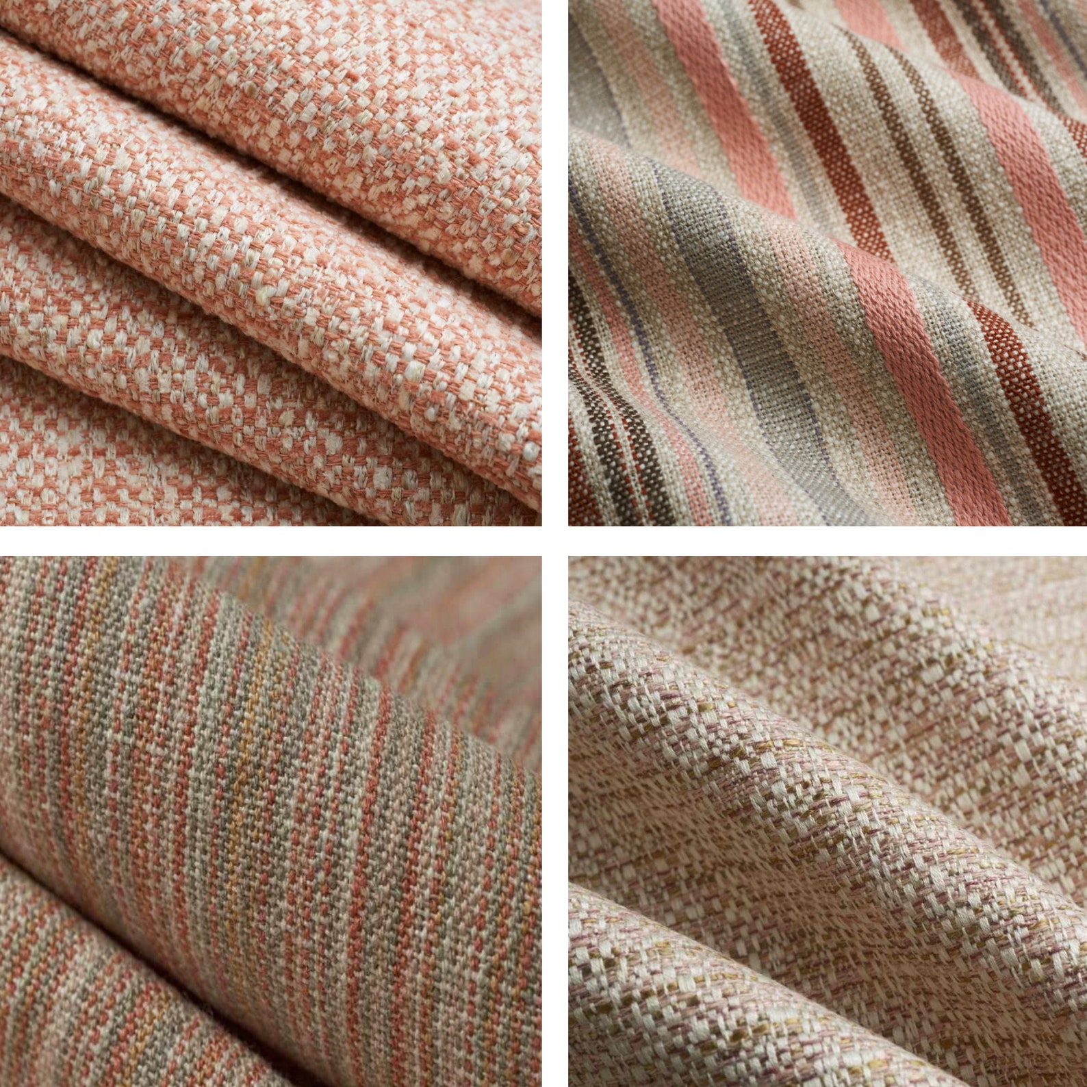 Blush Pink Upholstery Fabric Light Pink Crypton Tweed Fabric - Etsy