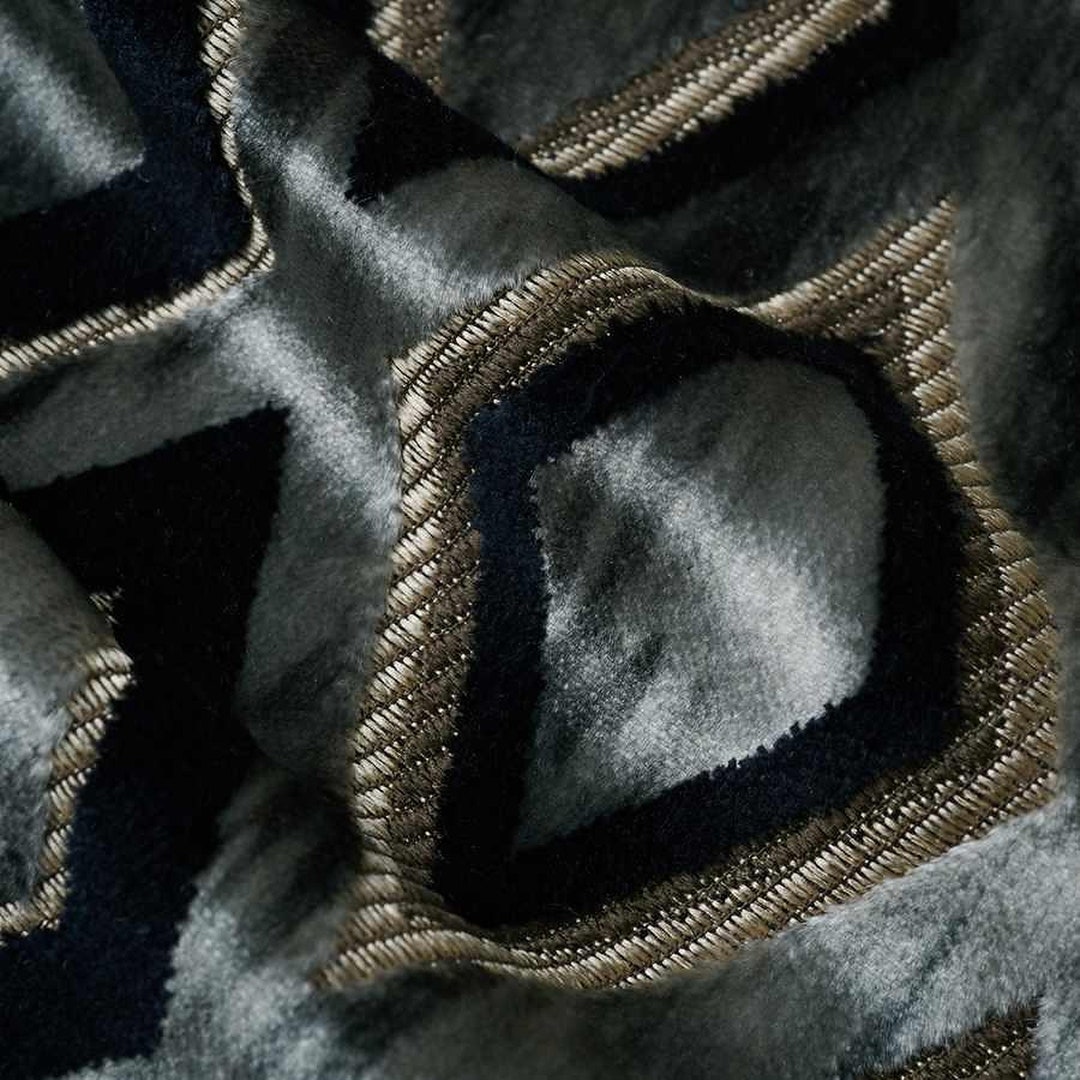 Grey Velvet Upholstery Fabric Black Grey Diamond Velvet Fabric for ...