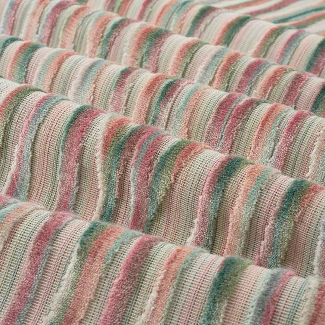 Pink Velvet Upholstery Fabric - Pink Green Raised Velvet Fabric for ...