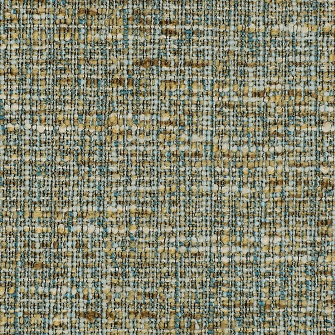Teal Tweed Upholstery Fabric for Furniture - Modern Teal Taupe Small ...