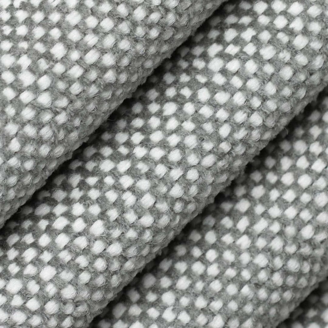 Grey Tweed Upholstery Fabric - Modern Silver Grey Tweed Heavy Duty ...