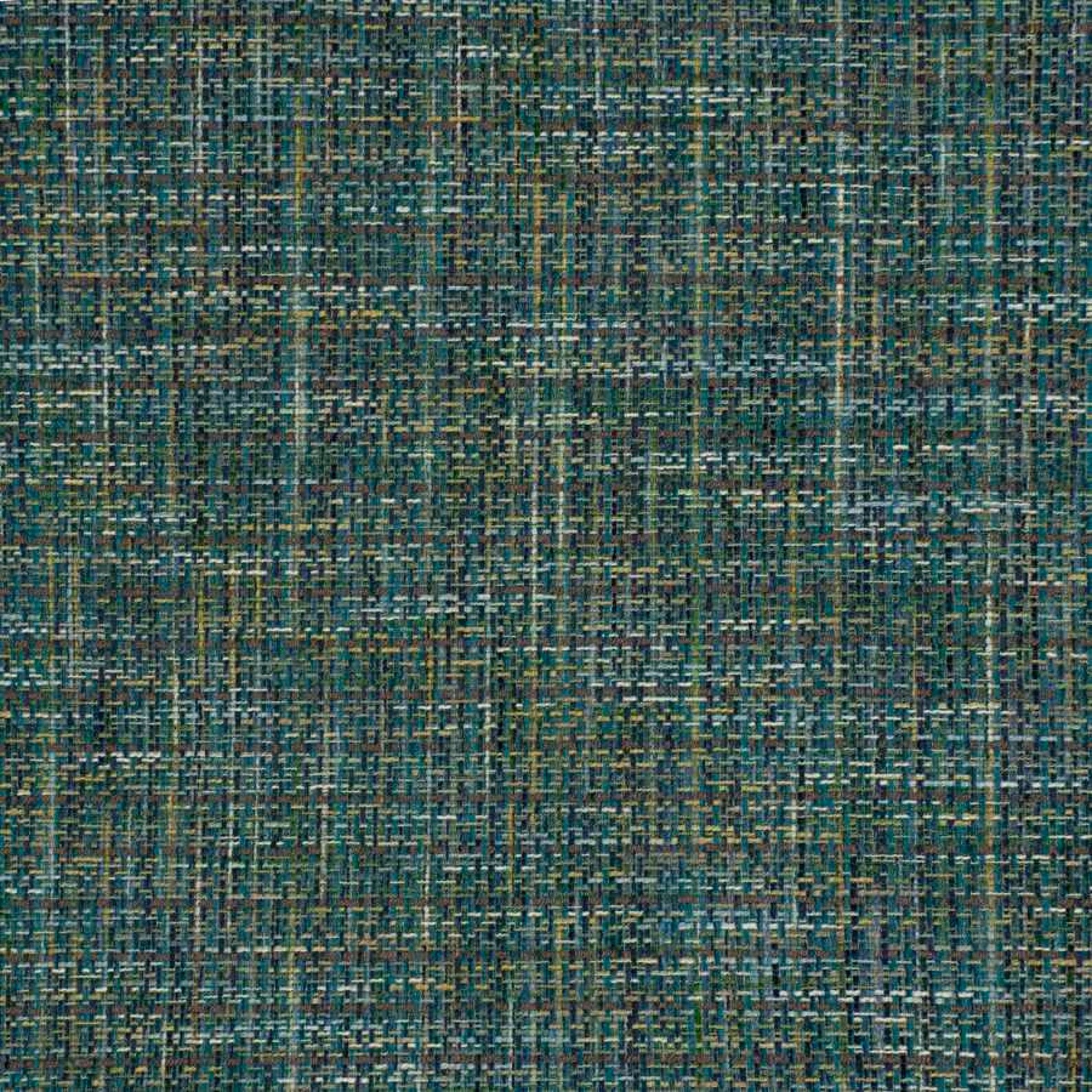 Teal Performance Upholstery Fabric Navy Blue Gold Woven - Etsy