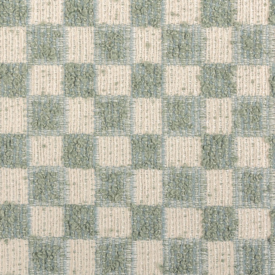 Robins Egg Blue Upholstery Fabric - Green Blue Woven Geometric Fabric ...