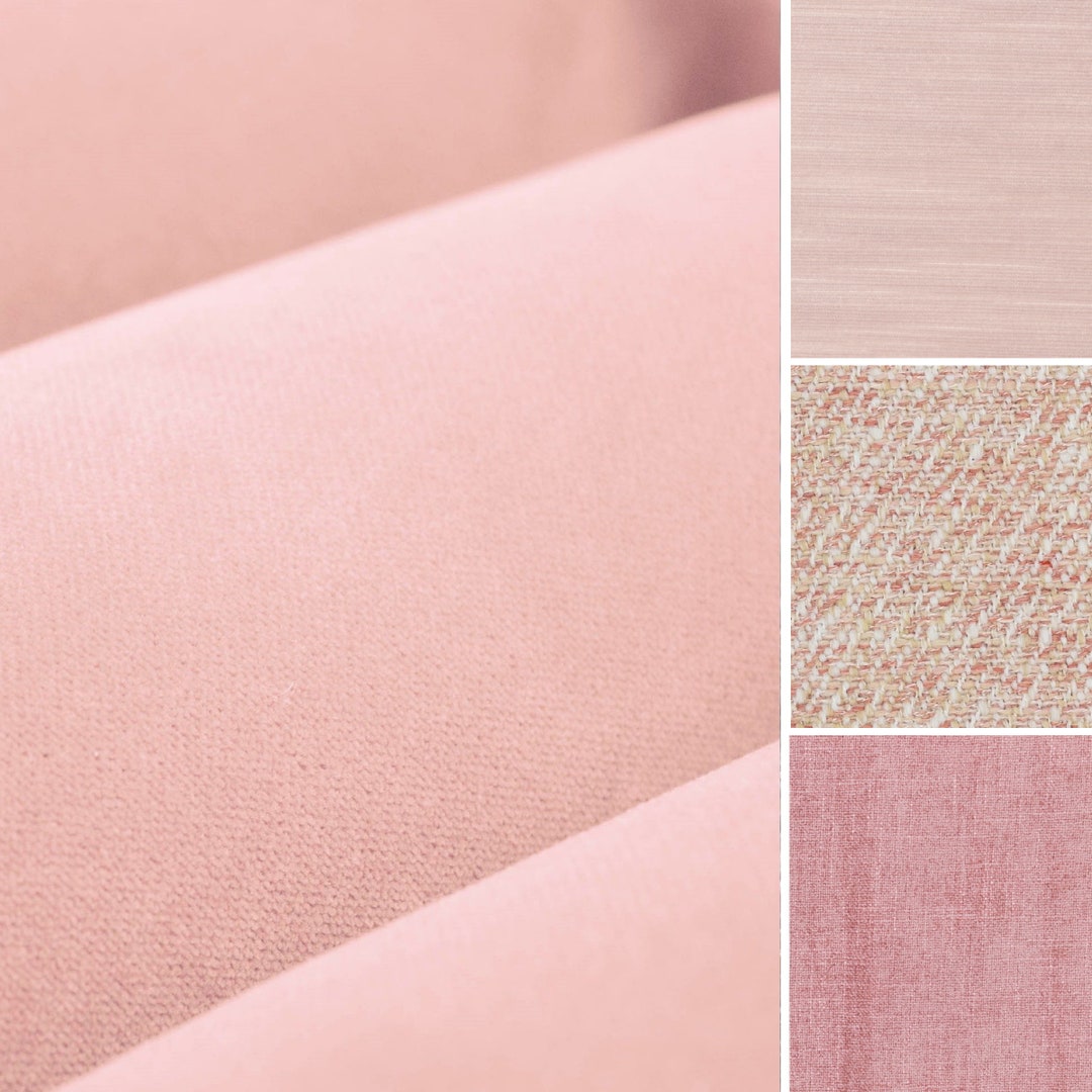 Blush Pink Velvet Upholstery Fabric Solid Light Pink Velvet - Etsy