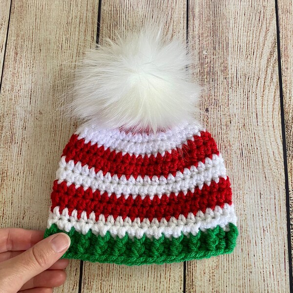 Baby Christmas Hat - Etsy
