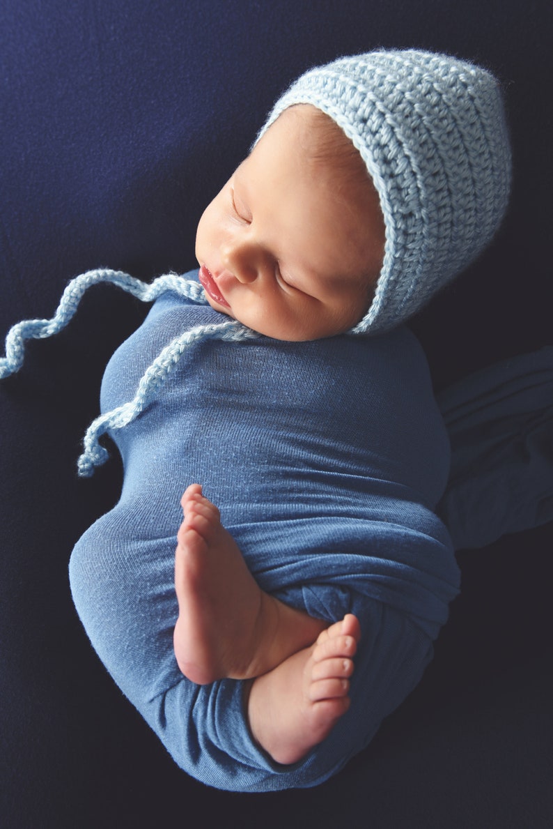 Newborn Baby Boy Bonnet 30 Colors Crochet Knit Winter Classic | Etsy