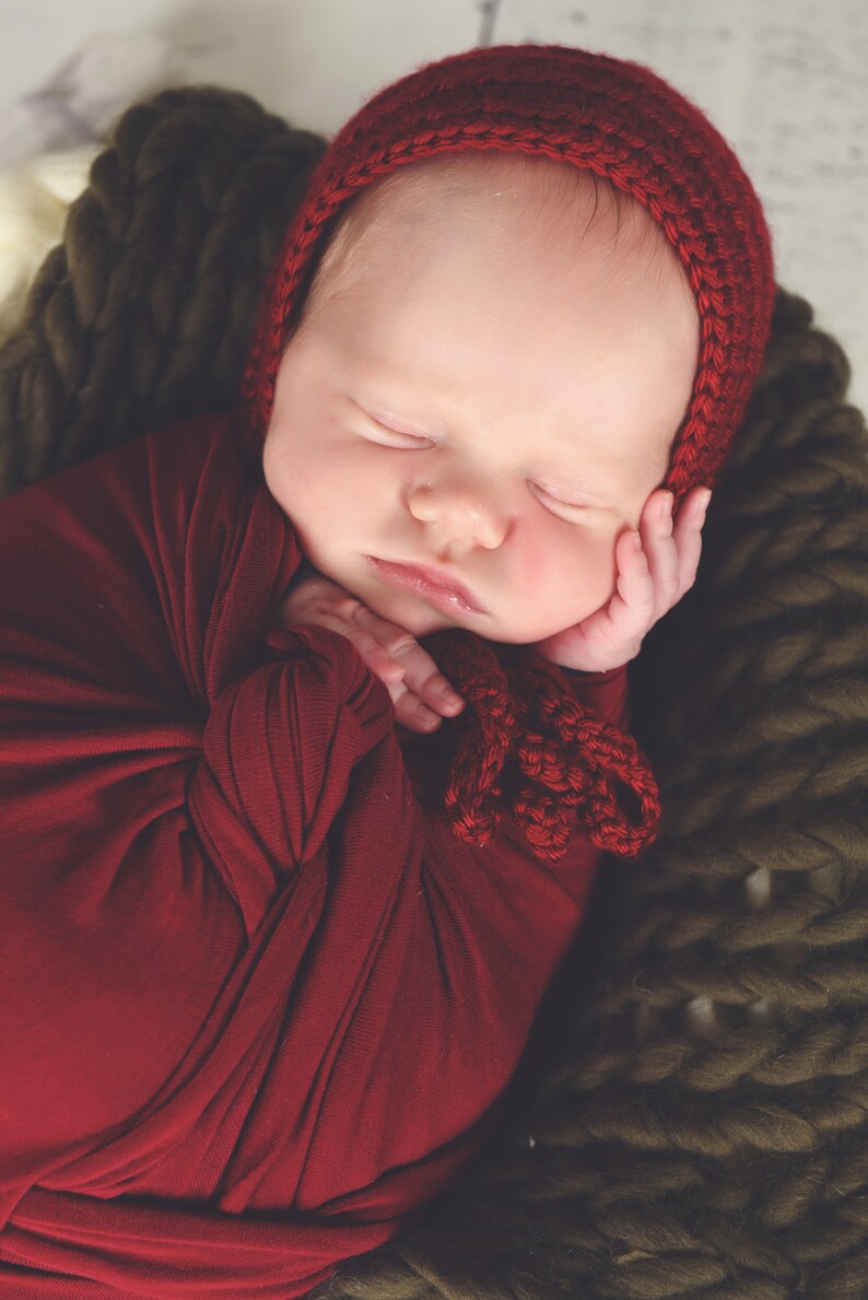 Newborn Baby Boy Bonnet 30 Colors Crochet Knit Winter Classic - Etsy