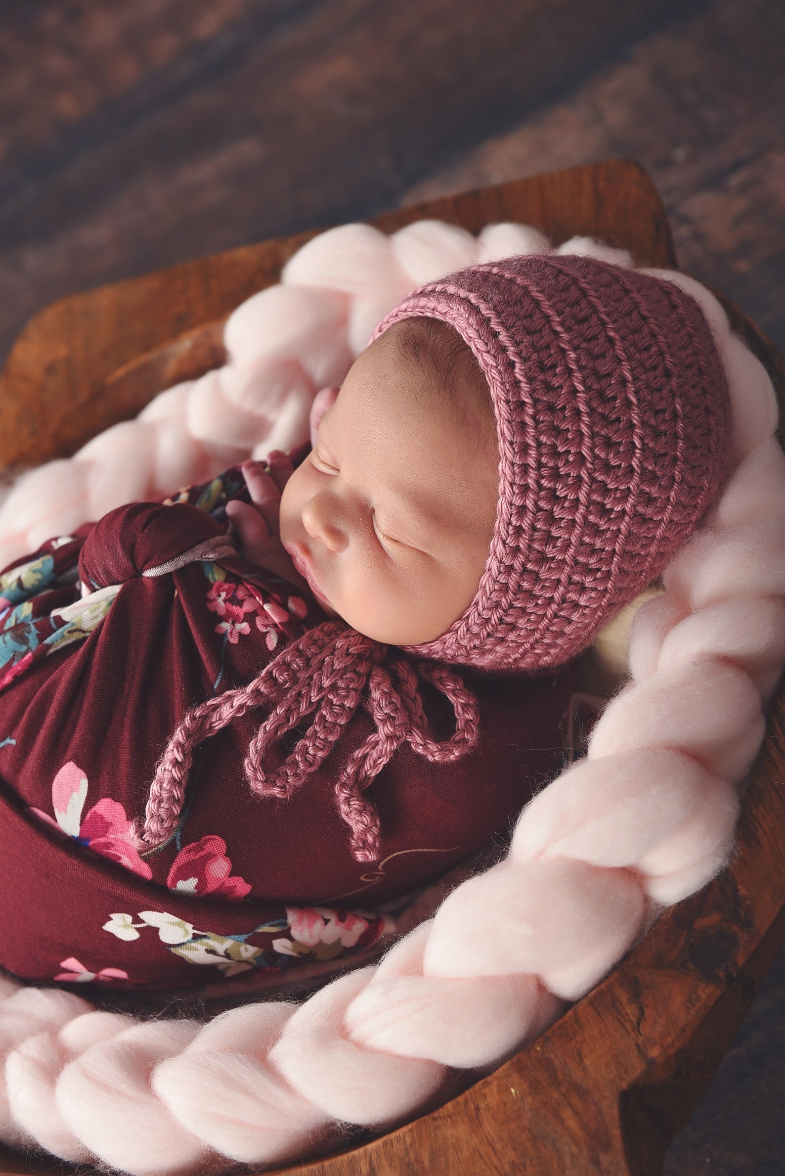 Newborn Baby Boy Bonnet 30 Colors Crochet Knit Winter Classic - Etsy