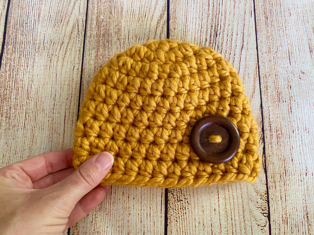70 Colors Fall Baby Hat Wood Button Winter Hospital Beanie Coming Home ...