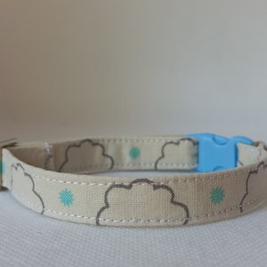 Cloud Cat Collar-''sun- Sky''- Beige Cloud Cat Collar/ Adjustable ...