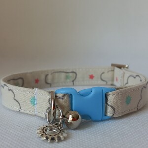 Cloud Cat Collar-''sun- Sky''- Beige Cloud Cat Collar/ Adjustable ...