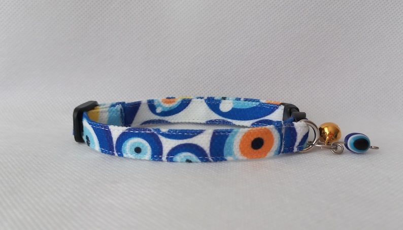 Evil Eye Cat Collar''turkish Evil Eye'' Evil - Etsy