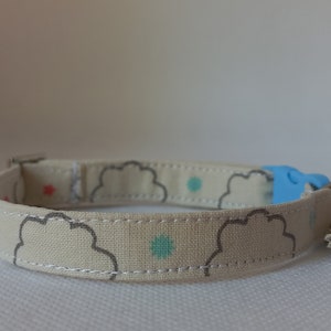 Cloud Cat Collar-''sun- Sky''- Beige Cloud Cat Collar/ Adjustable ...