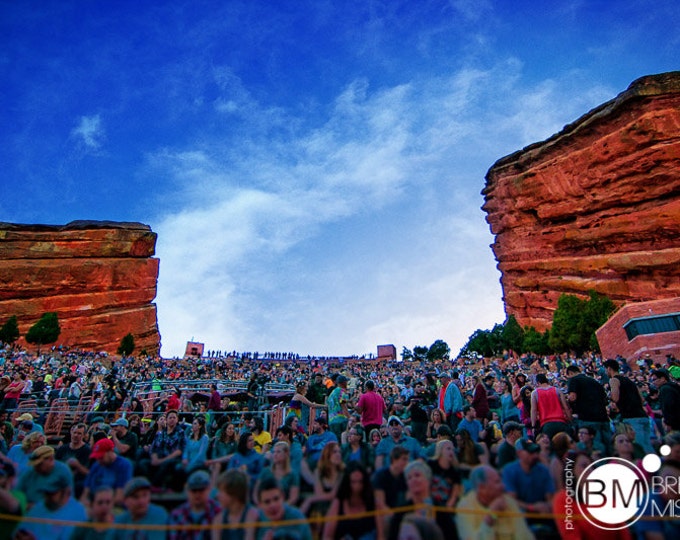 Red Rocks Amphitheatre, Colorado, Landscape Photo Print - Etsy