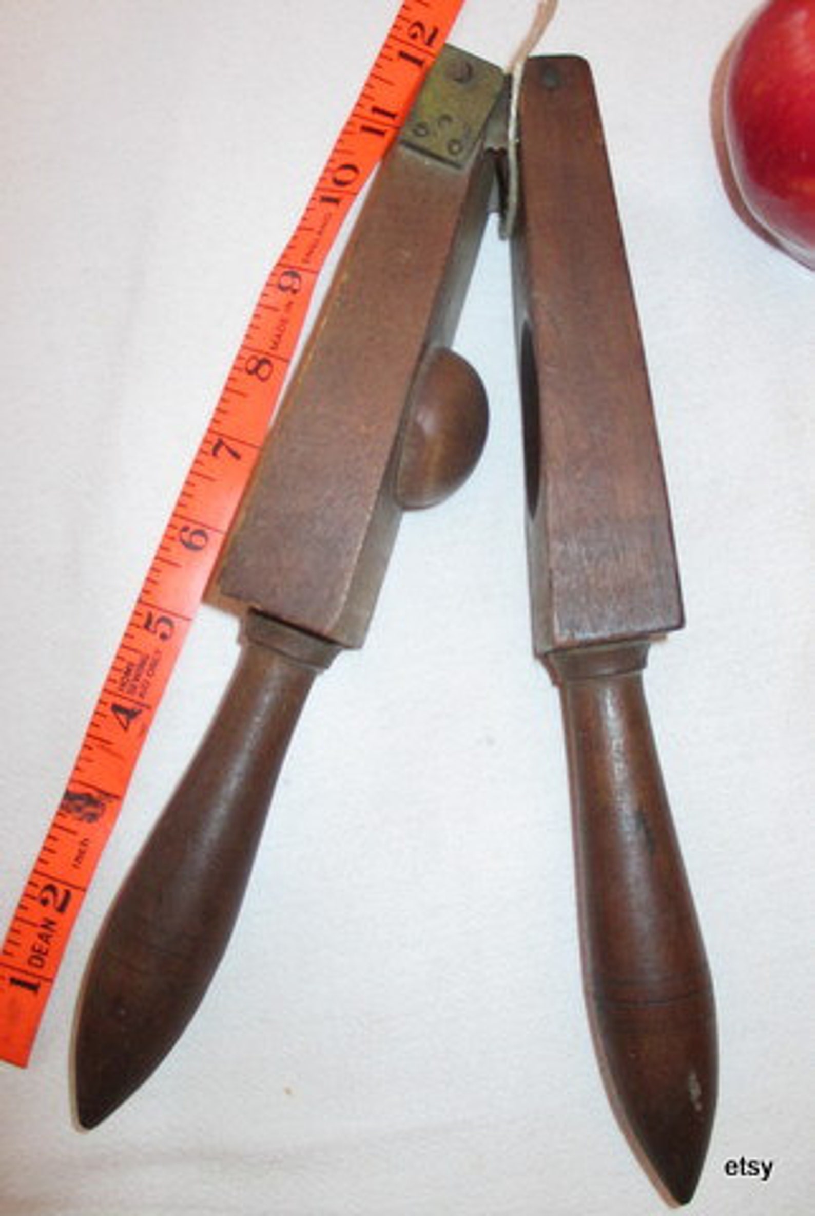 Lemon, Lemon Squeezer, Antique, Wooden Tool, 10 3/4" Has a Small Very ...