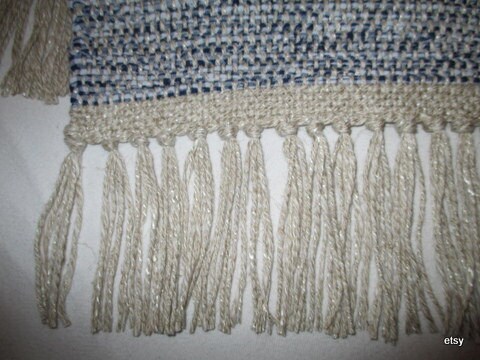 Table Runner, Table Rug, Bureau Scarf , Table Topper, Blue and White ...