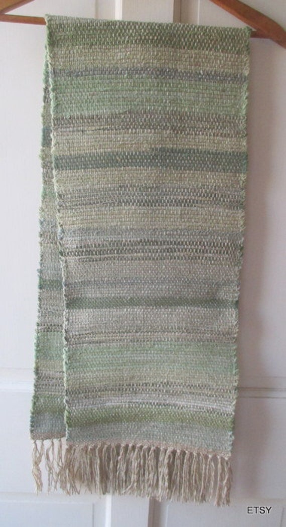 Table Runner rag table runner Handwoven 64 by | Etsy