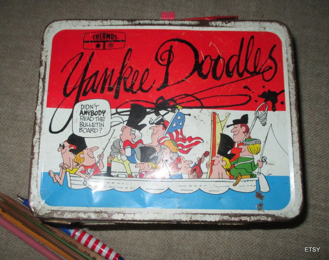 Lunch Box, "yankee Doodles" , Copyright by Los Angeles Times , 1976 ...