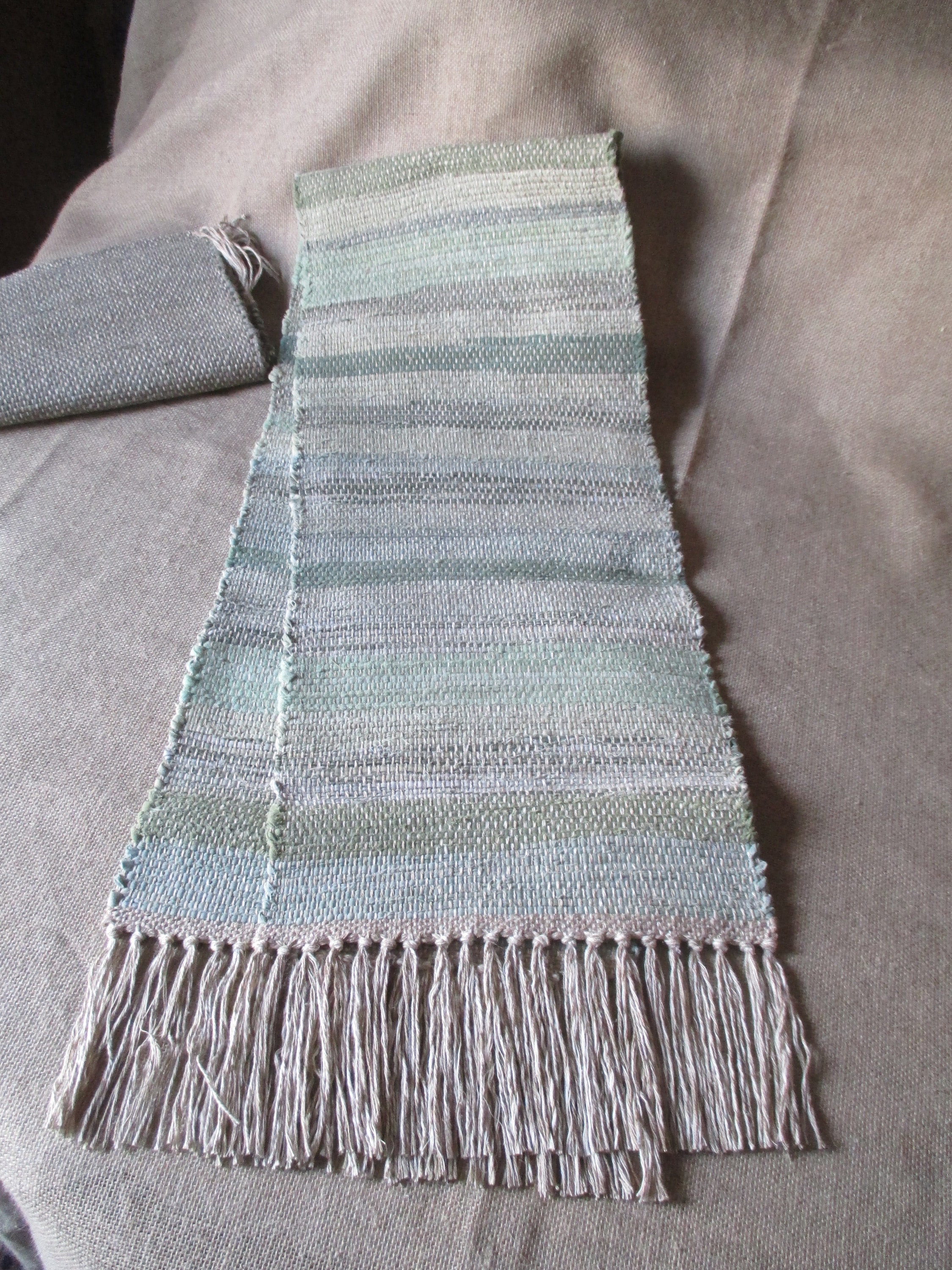 Table Runner Rag Table Runner Handwoven 64 by - Etsy
