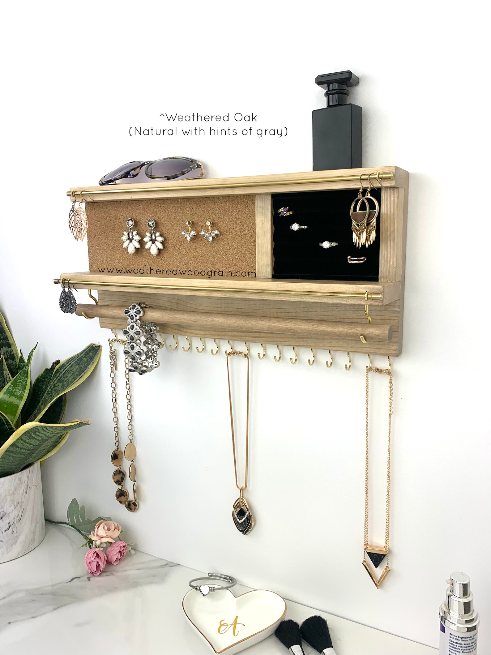 Complete All-in-one Jewelry Organizer With Ring Organizer - Etsy