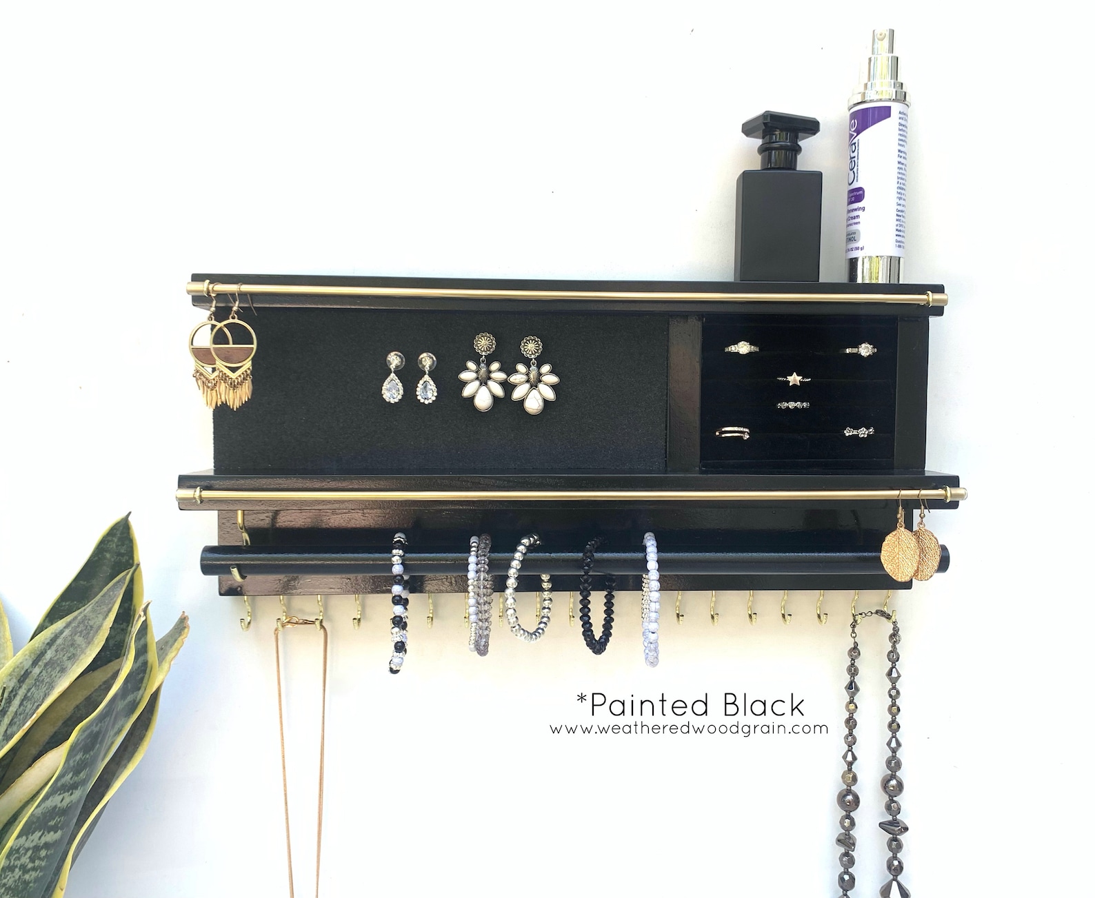 Complete All-in-one Jewelry Organizer With Ring Organizer - Etsy