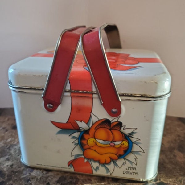 Garfield Lunch Box - Etsy