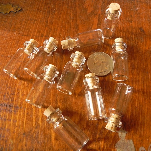 Tiny Glass Vials - Etsy